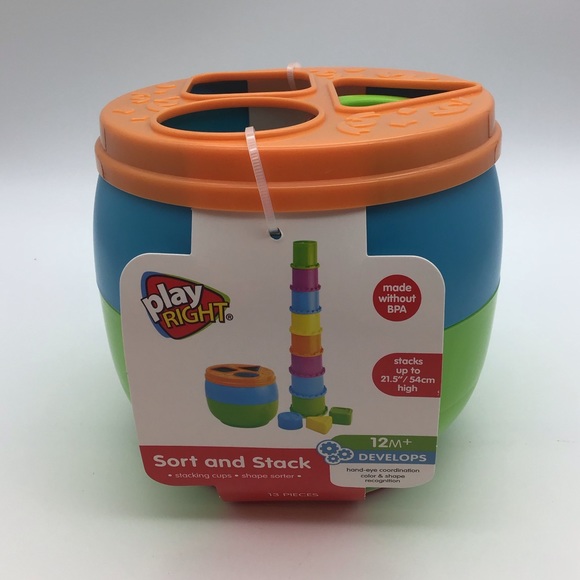 Play Right | Toys | Play Right Sort And Stack | Poshmark